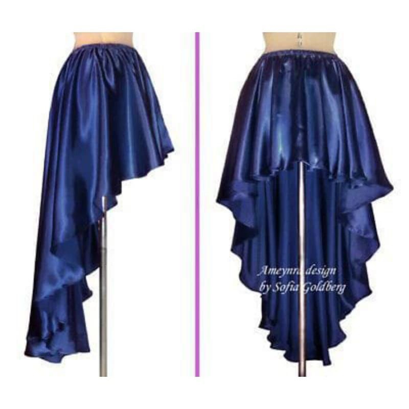 Jual rok pinguin panjang bahan mengkilaf panjang depan 50cm belakang ...