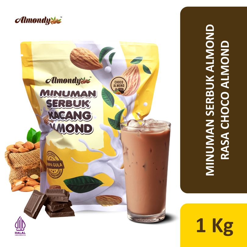 Jual Almondy Minuman Serbuk Kacang Almond - ASI Booster - Susu Almond ...