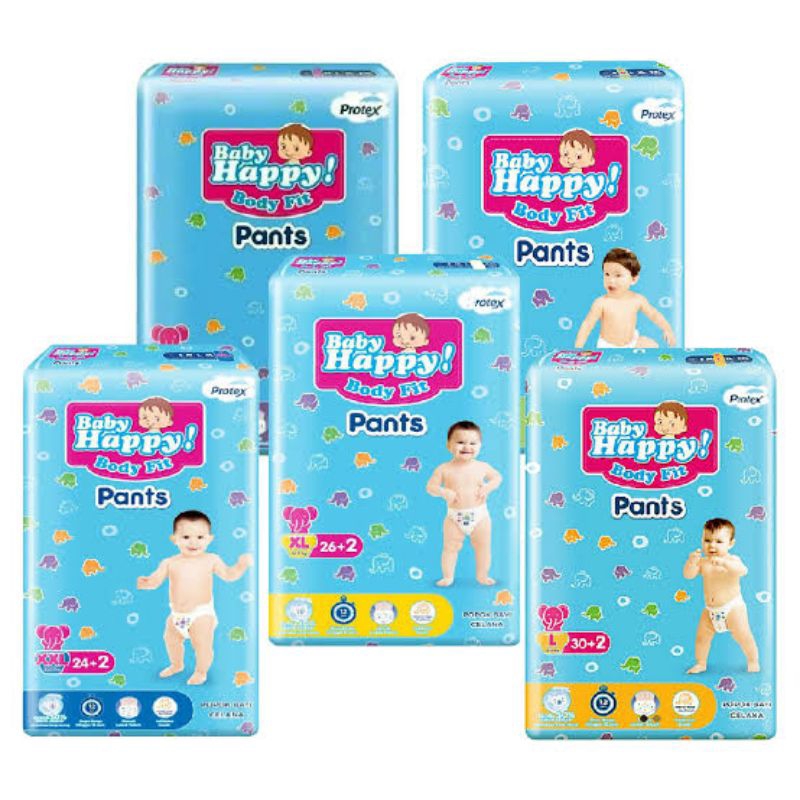 Jual BABY HAPPY S40 M32 L28 XL28 XXL24 | Shopee Indonesia