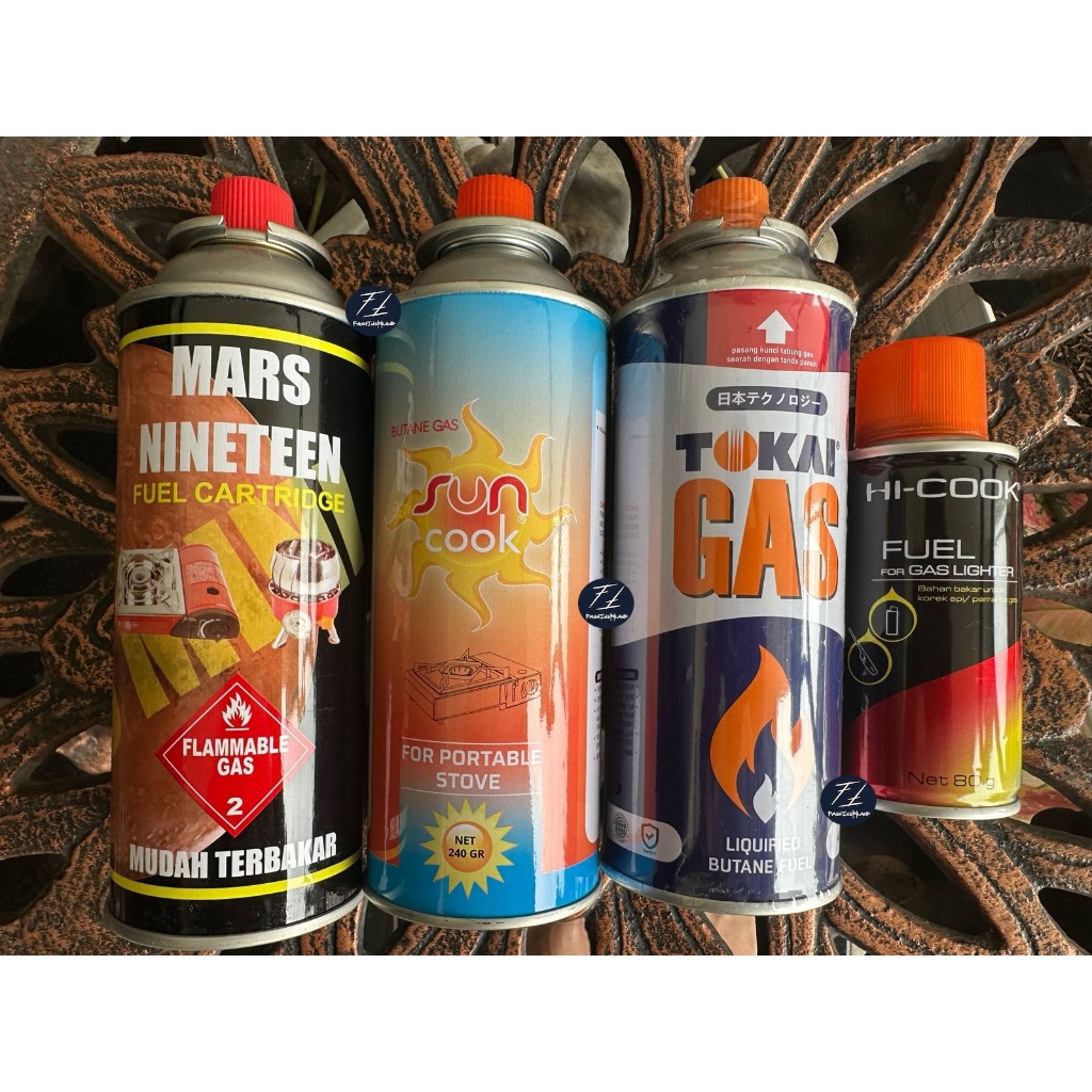 Jual [FIB] Tabung Gas Butana Gas Butane Gas Kaleng Portable Gas Camping ...