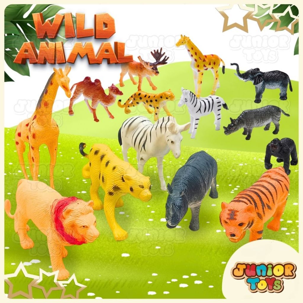 Jual Mainan Hewan Hewanan Lengkap Binatang Binatang Karet Permainan ...