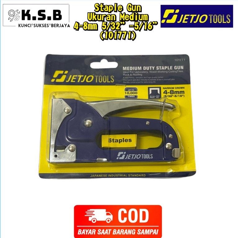 Jual (101771) Staples Tembak ukuran MEDIUM 4-8mm / Staple Gun Tracker ...