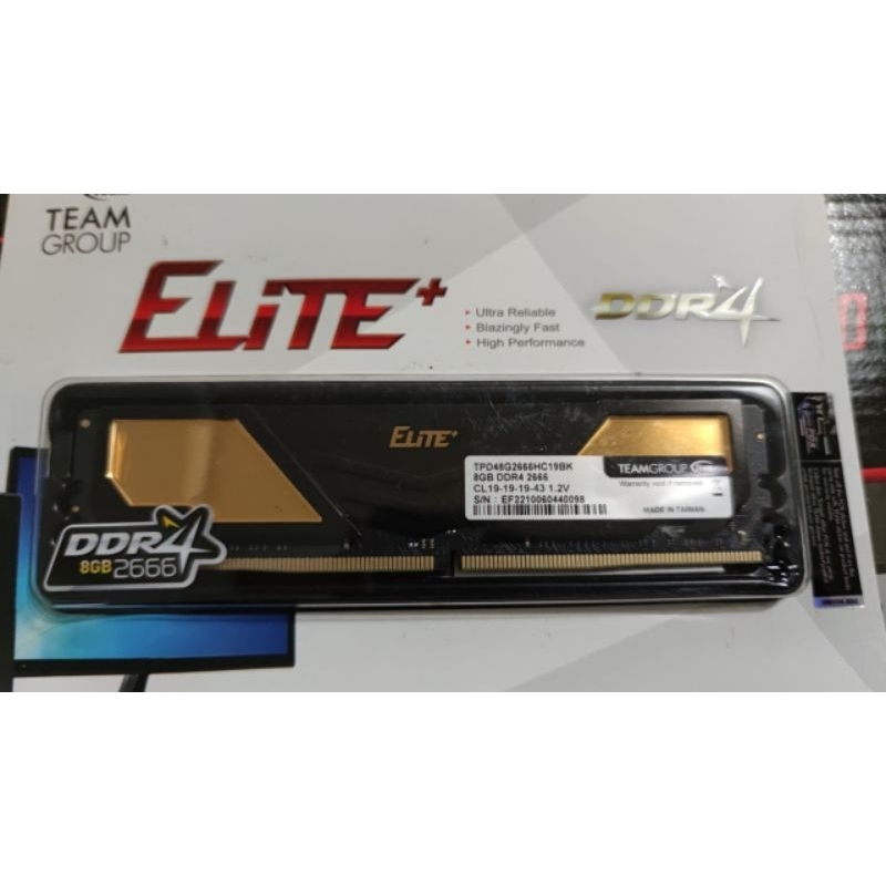 Jual Ram pc team group elite 8gb ddr4 2666mhz | Shopee Indonesia
