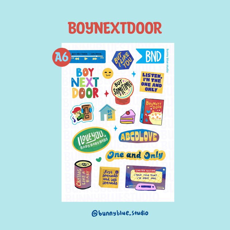 Jual BOYNEXTDOOR Fanart Sticker | Shopee Indonesia