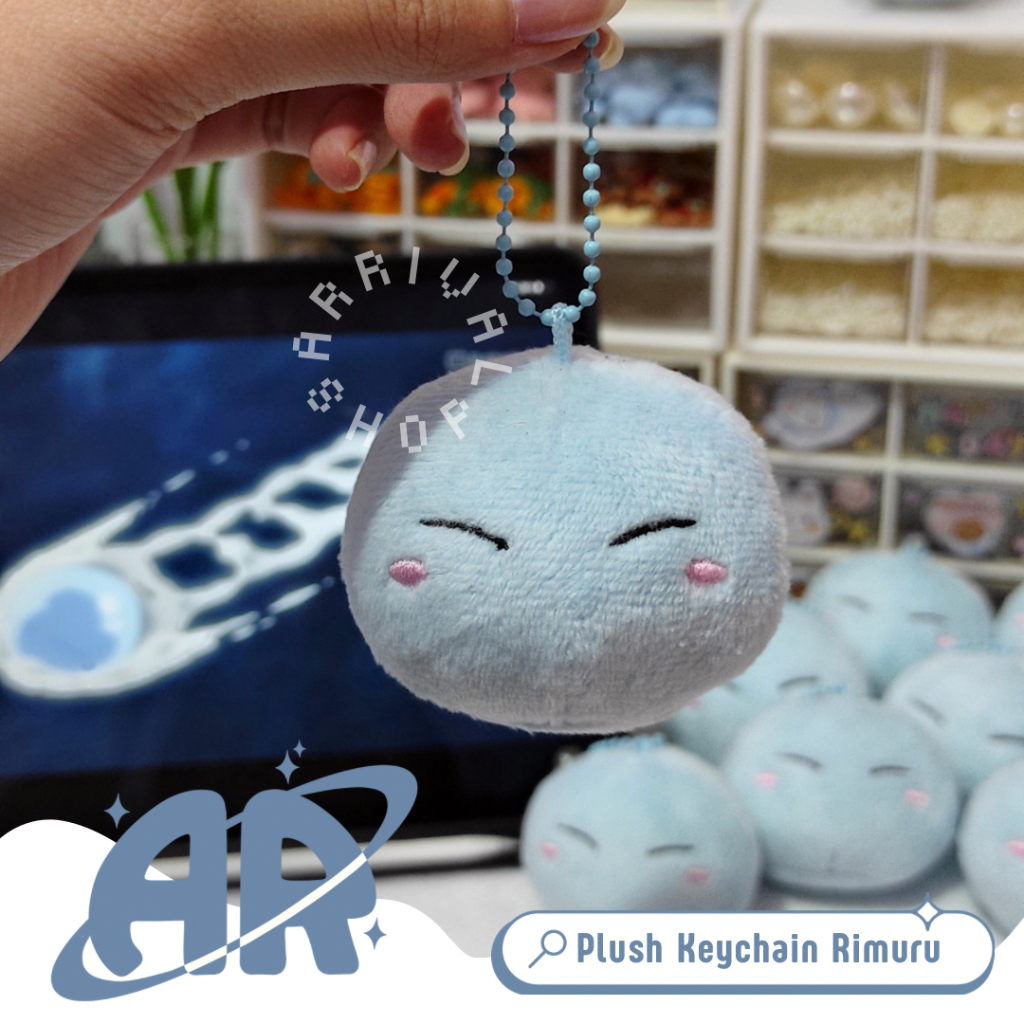 Jual Plush Keychain Rimuru Tempest Tensura Slime Gantungan Kunci Ganci ...