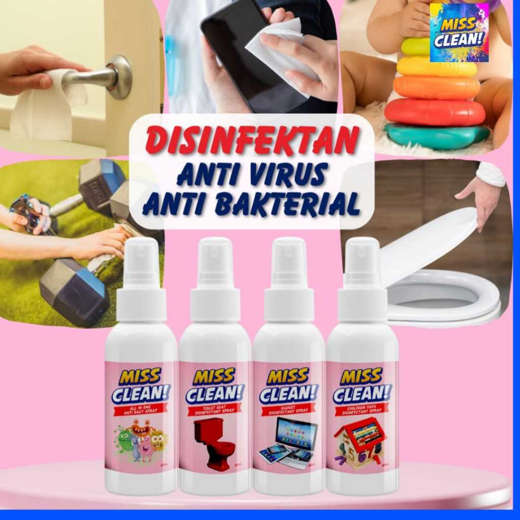 Jual Disinfektan Anti Kuman & Bakteri All Varian Miss Clean | Shopee ...