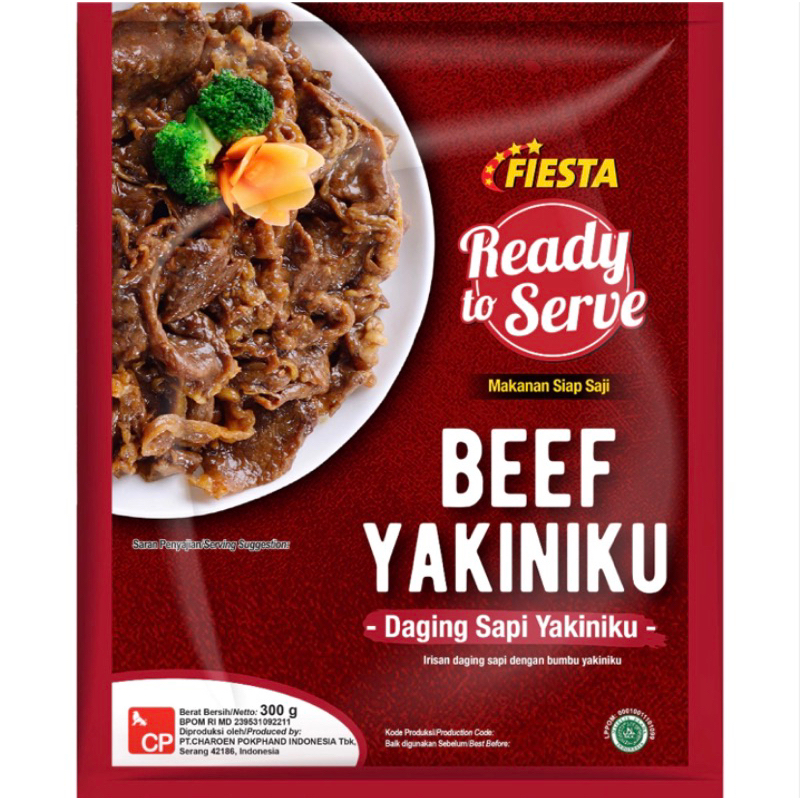 Jual fiesta ready to serve beef yakiniku 300 gram | Shopee Indonesia