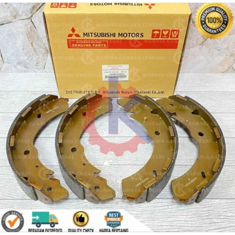 Jual kampas rem belakang triton brake shoe triton pajero sport original ...