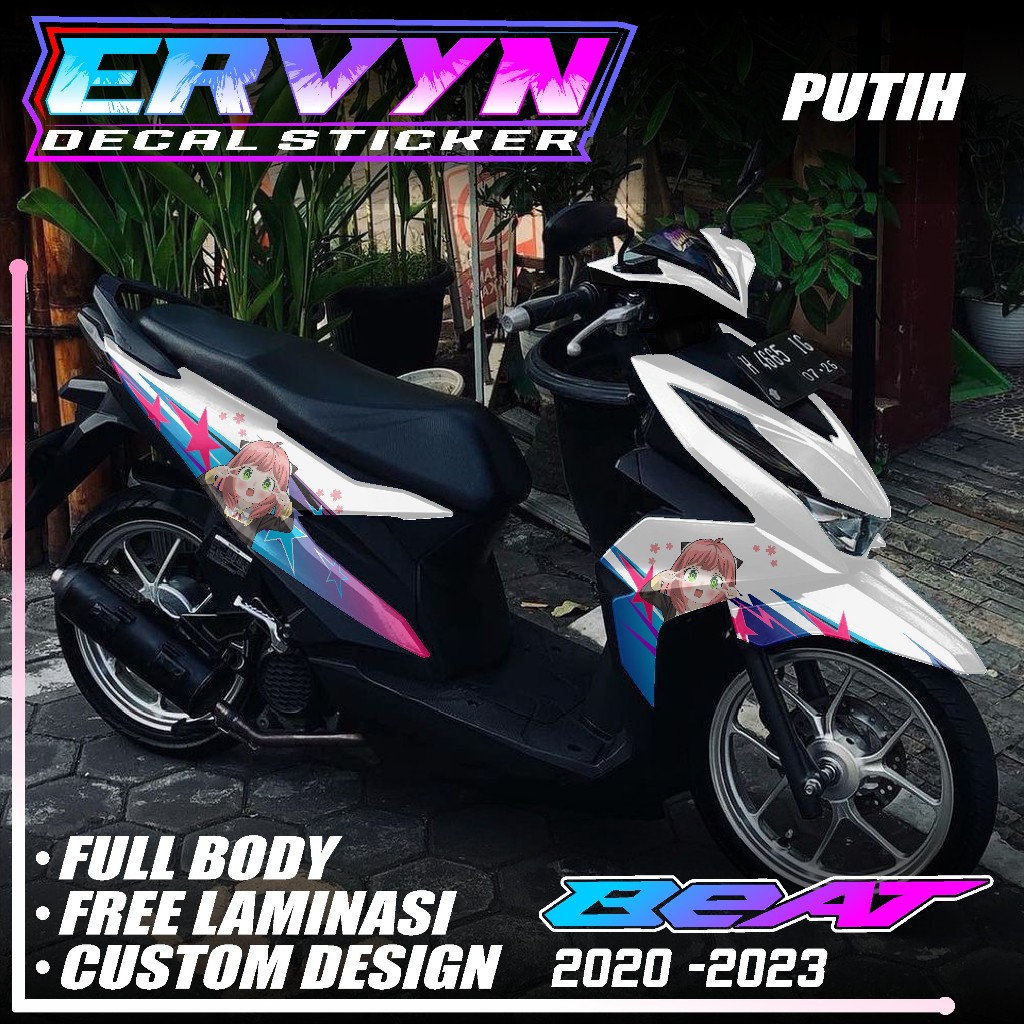 Jual TERBARU, STICKER VARIASI BEAT DELUXE FULL BODY, DECAL STICKER BEAT ...