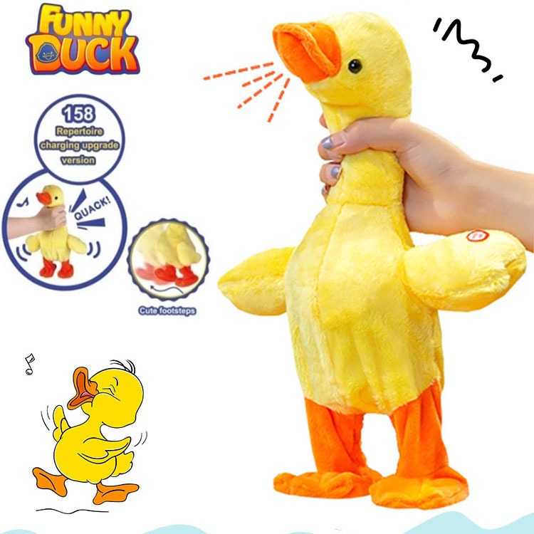 Jual Mainan Boneka Funny Duck Bebek Musik Bebek Dancing Duck Bebek ...