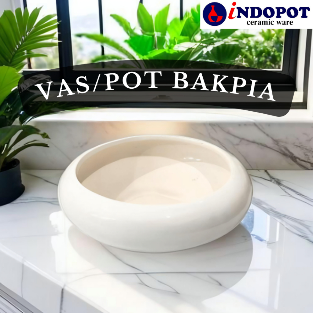 Jual Vas Pot Keramik Model Bakpia bisa untuk dekorasi rumah berbagai ...