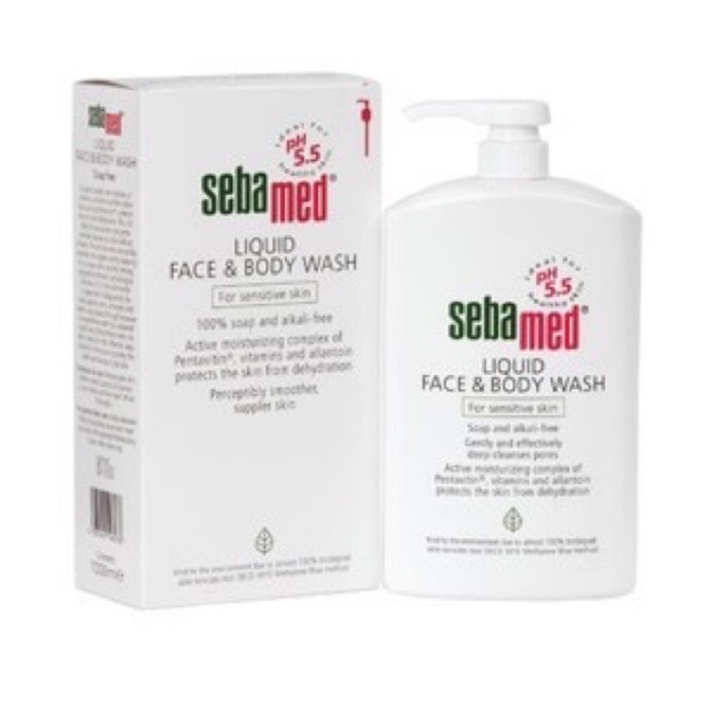 Jual Sebamed Liquid Face & Body Wash 1000ml Sabun Mandi Cair Muka Dan ...