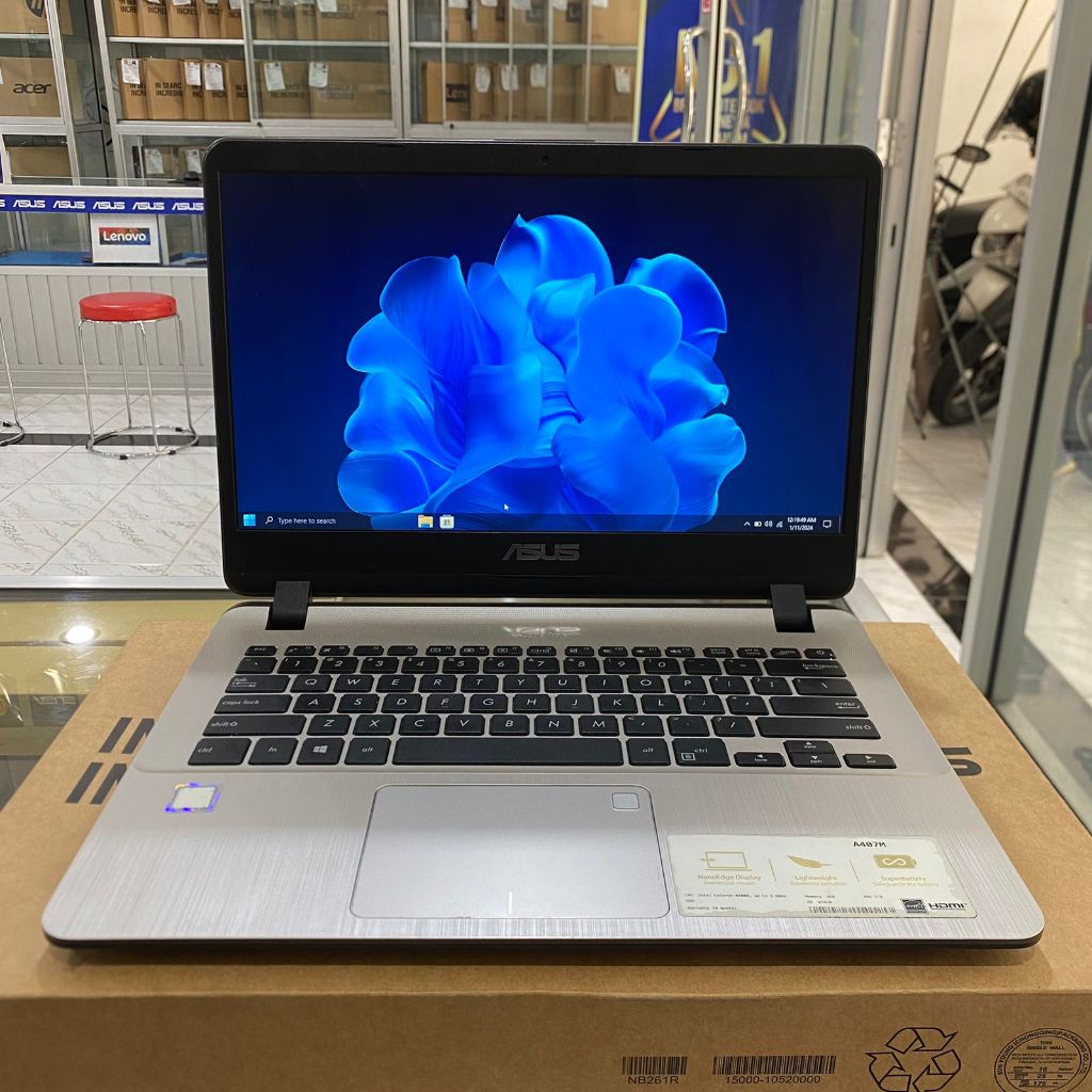 Jual Asus Vivobook A407M Celeron N4000 4GB 256GB 14" HD Win+OHS 11 (2nd ...