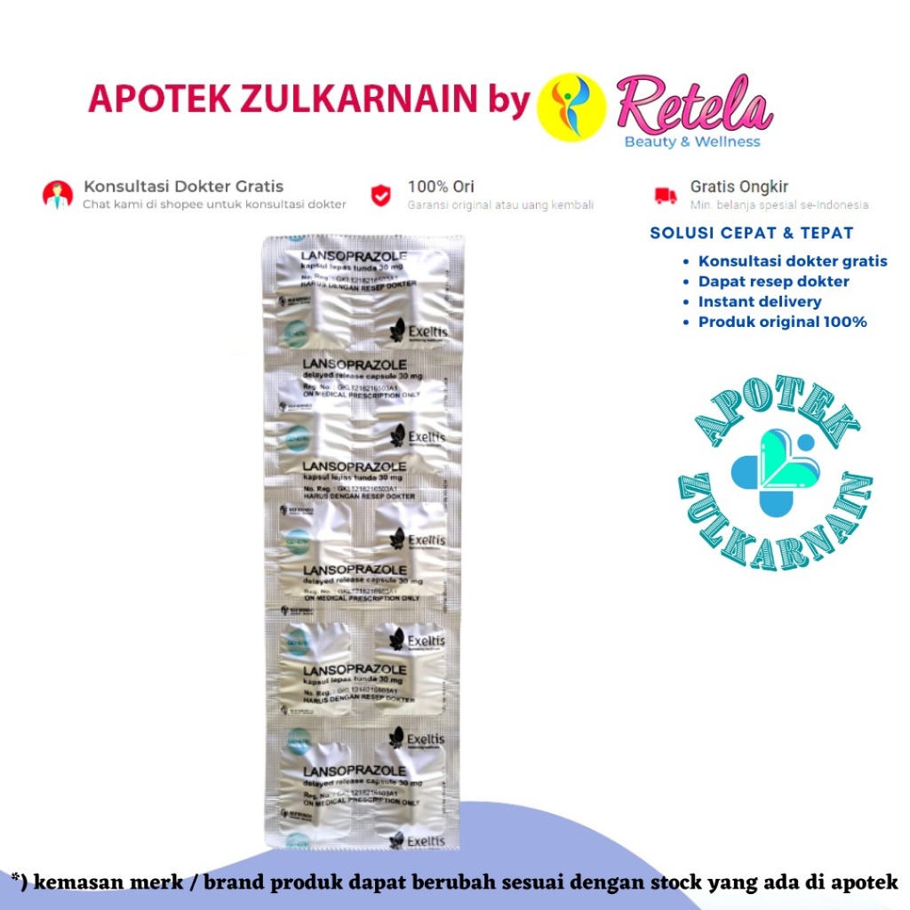 Jual Lansoprazole 30Mg 1 Strip 10 Capsul | Shopee Indonesia Jual Lansoprazole 30Mg 1 Strip 10 Capsul | Shopee Indonesia