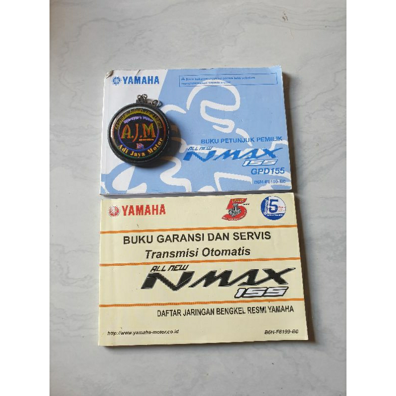 Jual Buku Petunjuk Garansi Servis Buku Pemilik Yamaha ALL NEW NMAX N-MAX Original B6H | Shopee ...