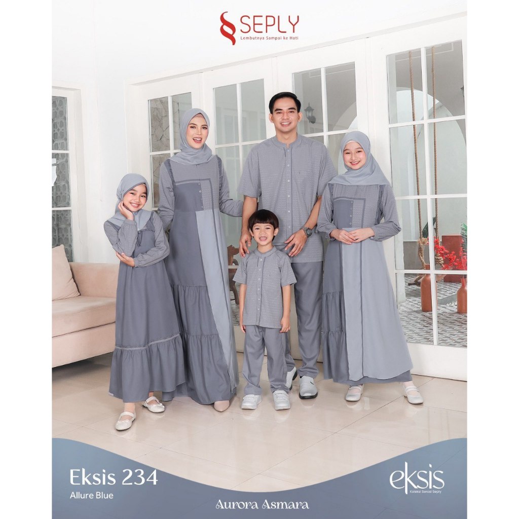 Jual EKSIS 234 ALLURE BLUE SEPLY ORIGINAL GAMIS DEWASA MEYRA 224 ALLURE BLUE SELIA 149 ALLURE ...