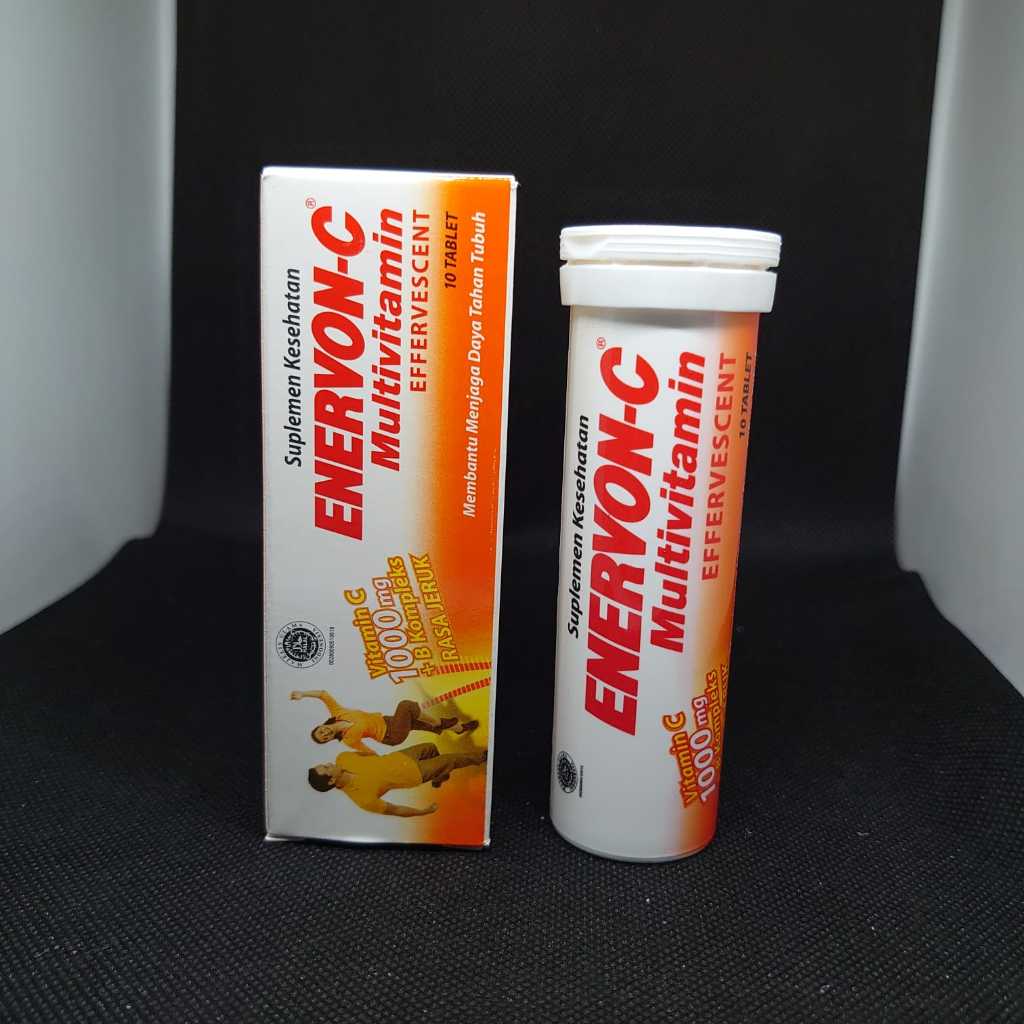 Jual ENERVON C EFFERVESCENT 10 TABLET ENERVON-C CELUP MULTIVITAMIN ...