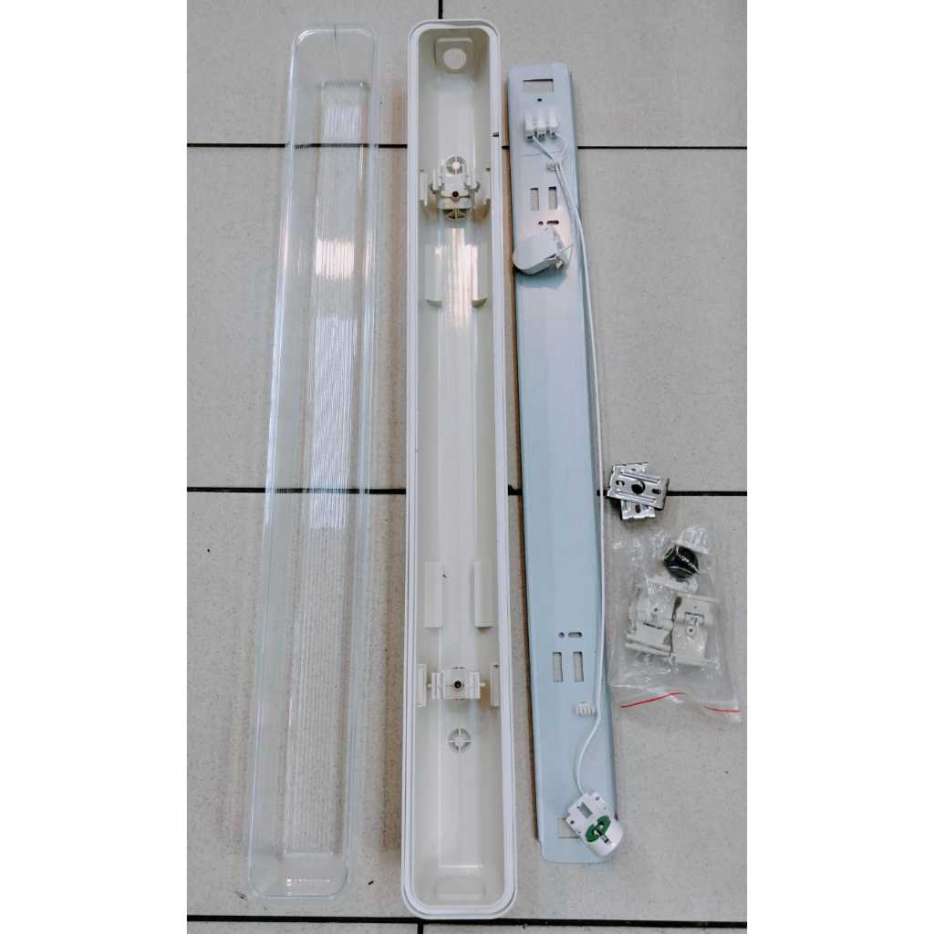 Jual KAP LAMPU TL WATERPROOF 60CM KAP LAMPU TL T8 WATERPROOF KOSONGAN ...