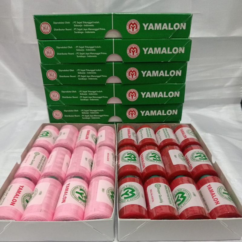 Jual Benang Jahit Yamalon Lusinan/Benang Jahit Yamalon 500Yard | Shopee ...