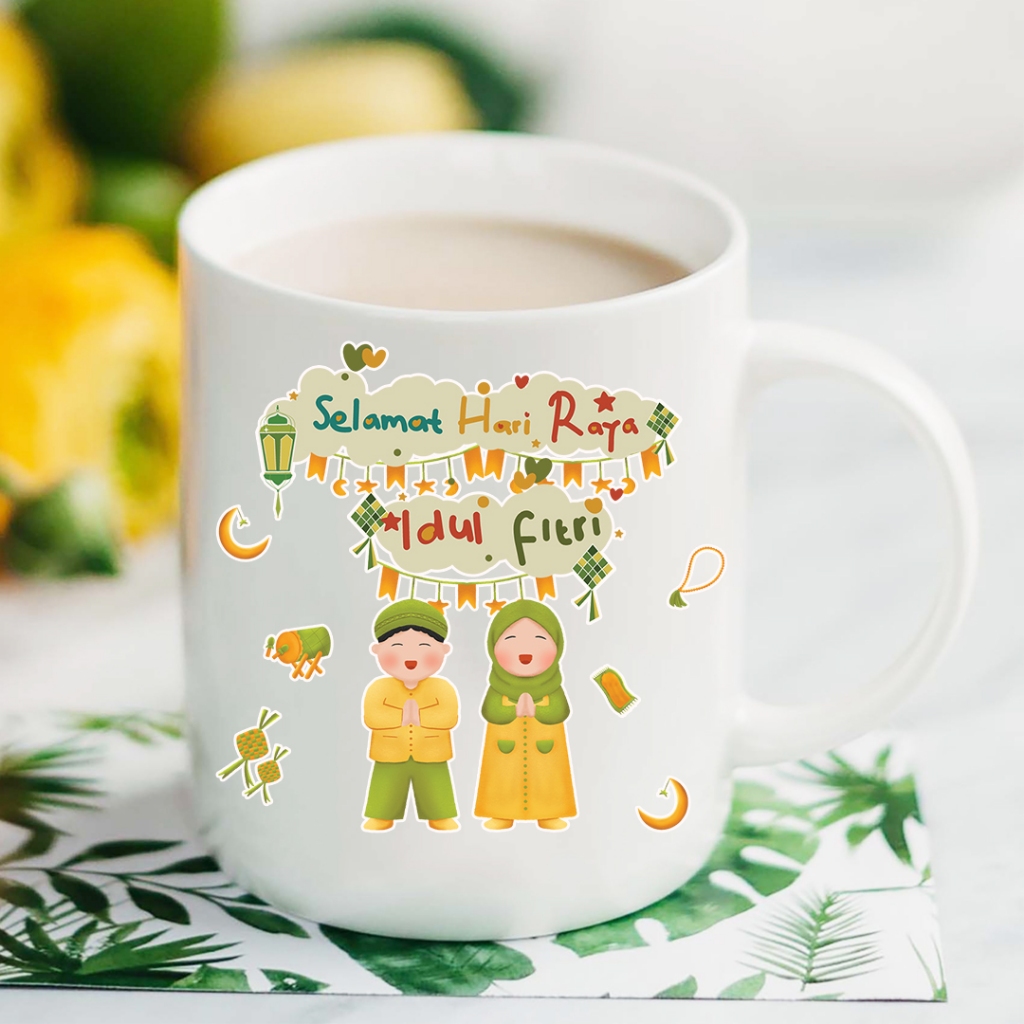 Jual PART 2 | MUG LEBARAN IDUL FITRI HADIAH KADO / HAMPERS MUG KERAMIK ...