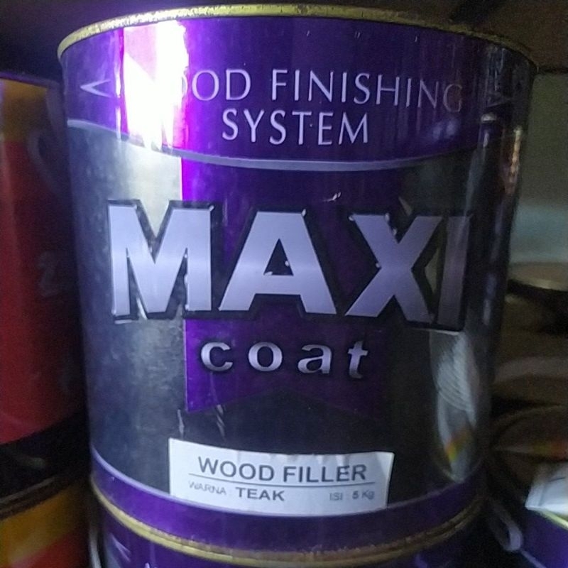 Jual Wood Filler Dempul maxi Jati / Teak 5 Kg | Shopee Indonesia
