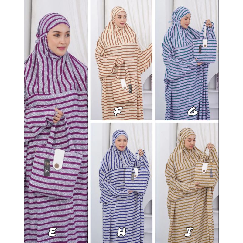 Jual Mukena Nur Motif/mukena motif/mukena terusan motif/mukena ...