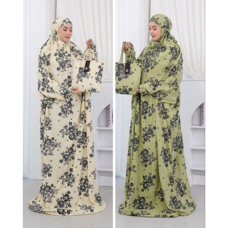 Jual Mukena Nur Motif/mukena motif/mukena terusan motif/mukena ...