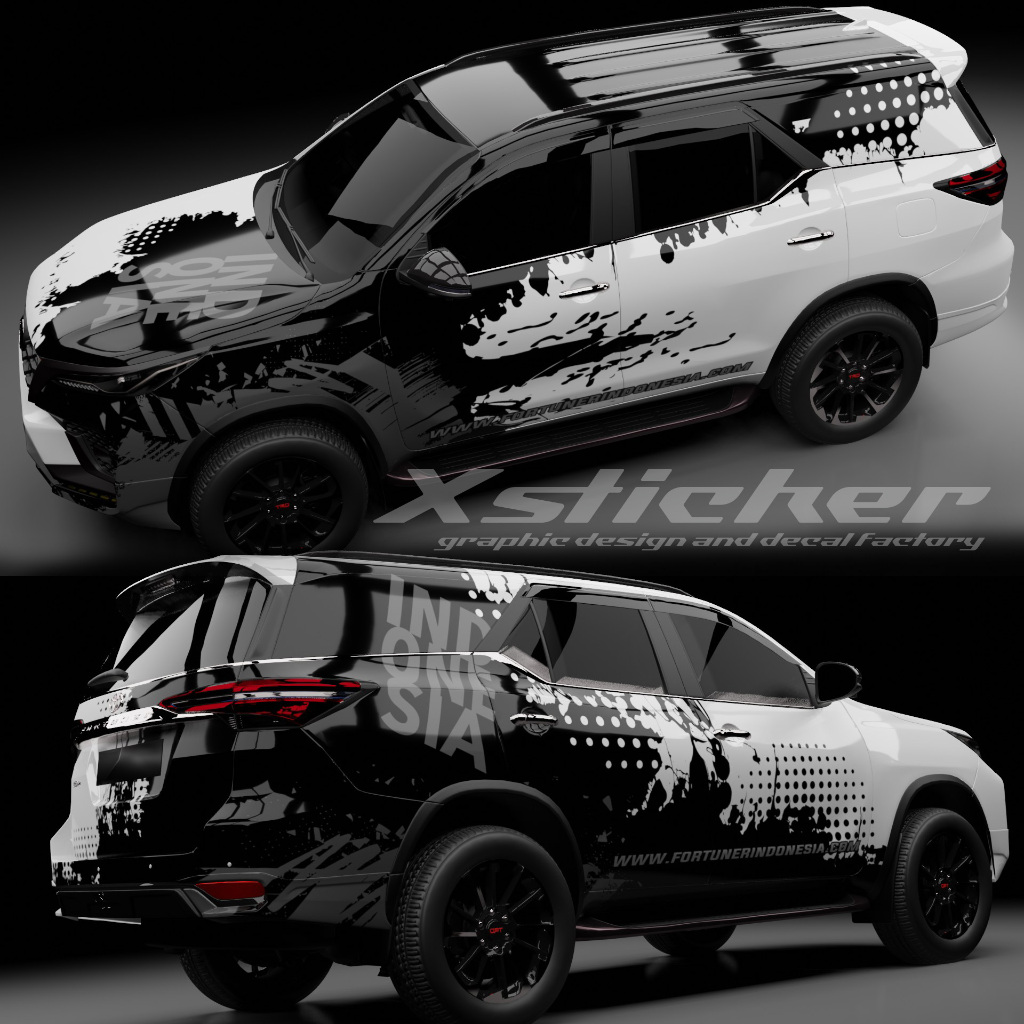 Jual decal sticker fortuner full body | Shopee Indonesia