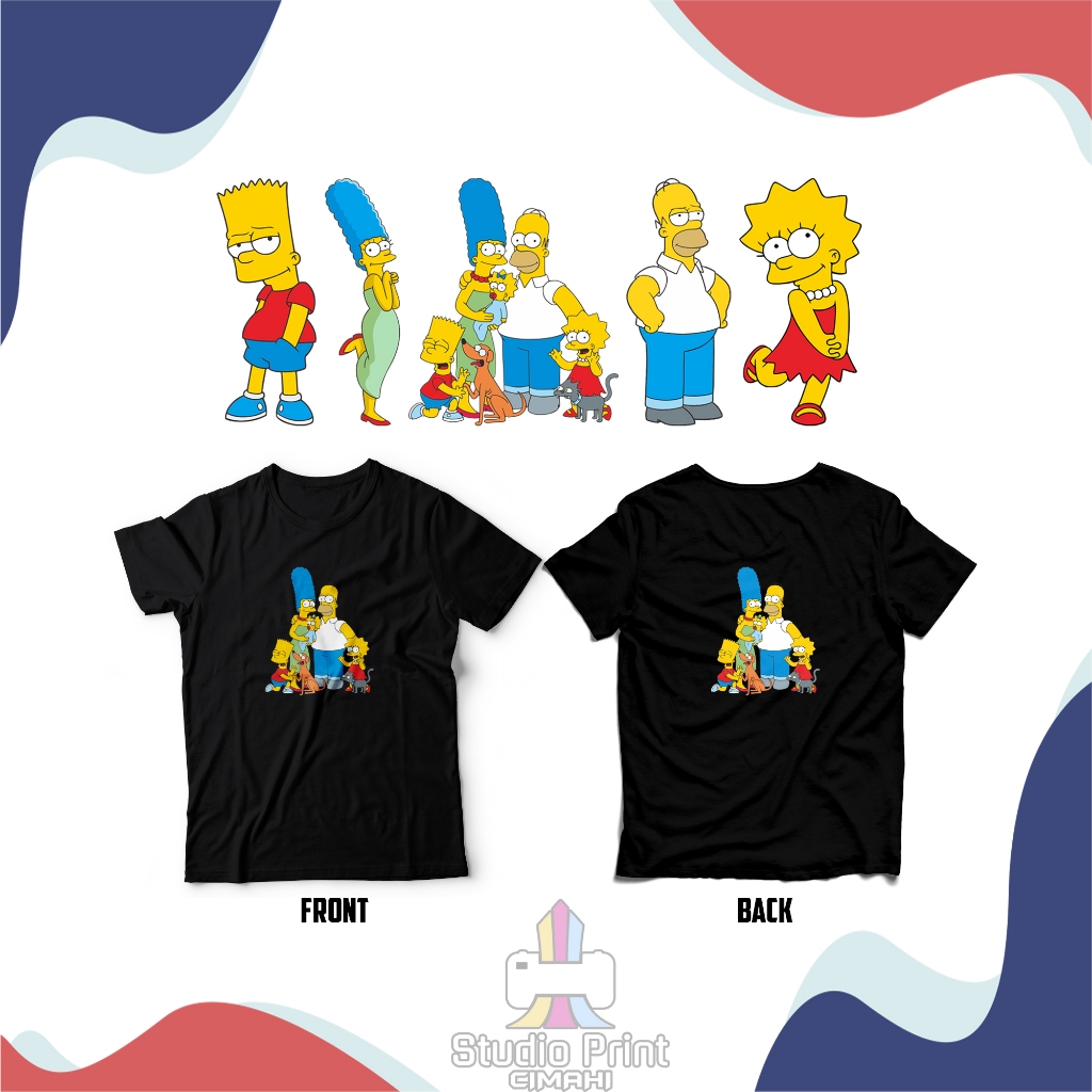 Jual STIKER SABLON SABLON SETRIKA SABLON DTF PRINTING TEMA THE SIMPSON ...