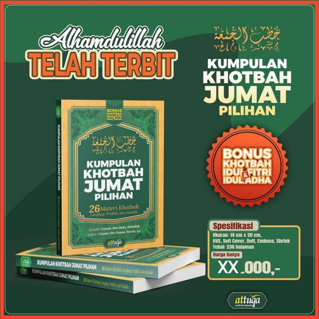 Jual Kumpulan Khotbah Jumat 26 Tema / Materi Pilihan / Khutbah Jumat ... Jual Kumpulan Khotbah Jumat 26 Tema / Materi Pilihan / Khutbah Jumat ...