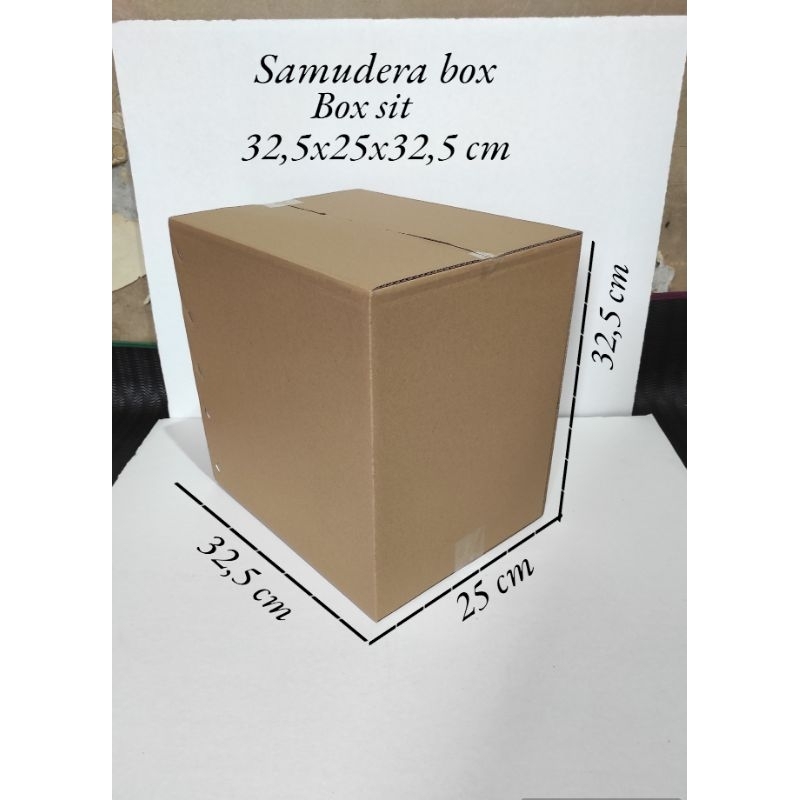Jual kardus karton box uk 32,5x25x32,5 cm ST sheet singgle wall polos ...