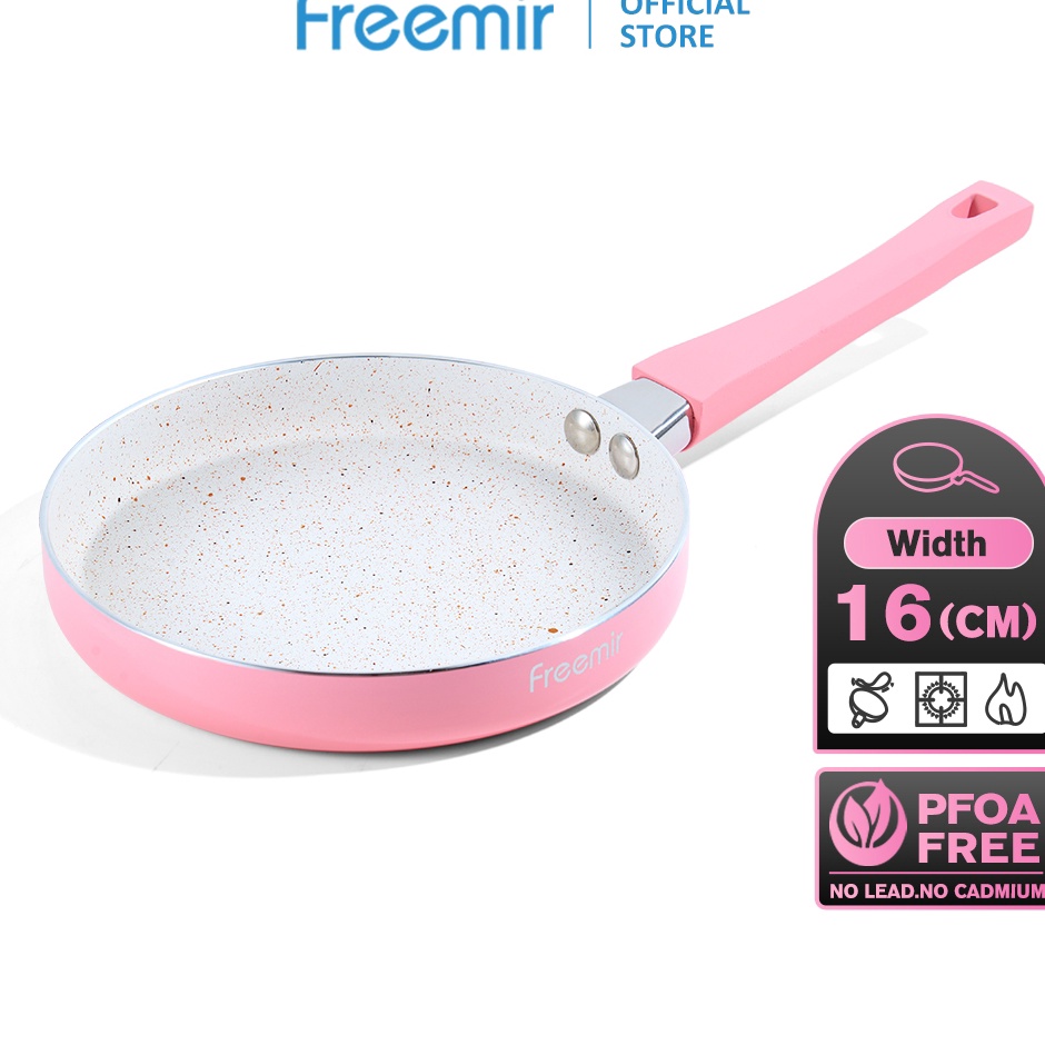 Jual LIVE freemir Sakura Series wajan Omlet egg fry pan Mini 16 cm ART ...