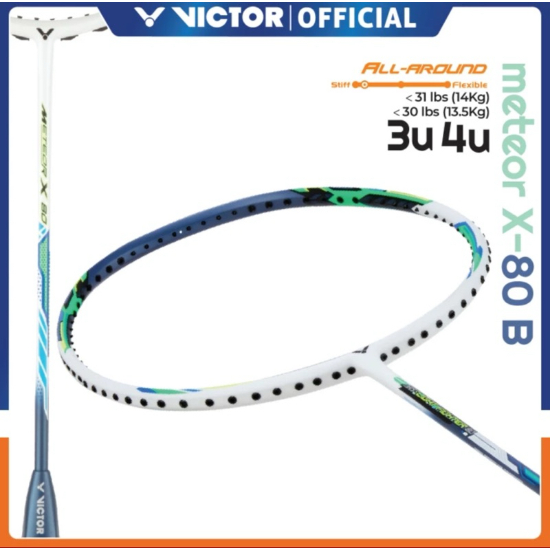 Jual Raket Badminton Victor Meteor X 80 / Meteor X80 / MX 80 | Shopee ...