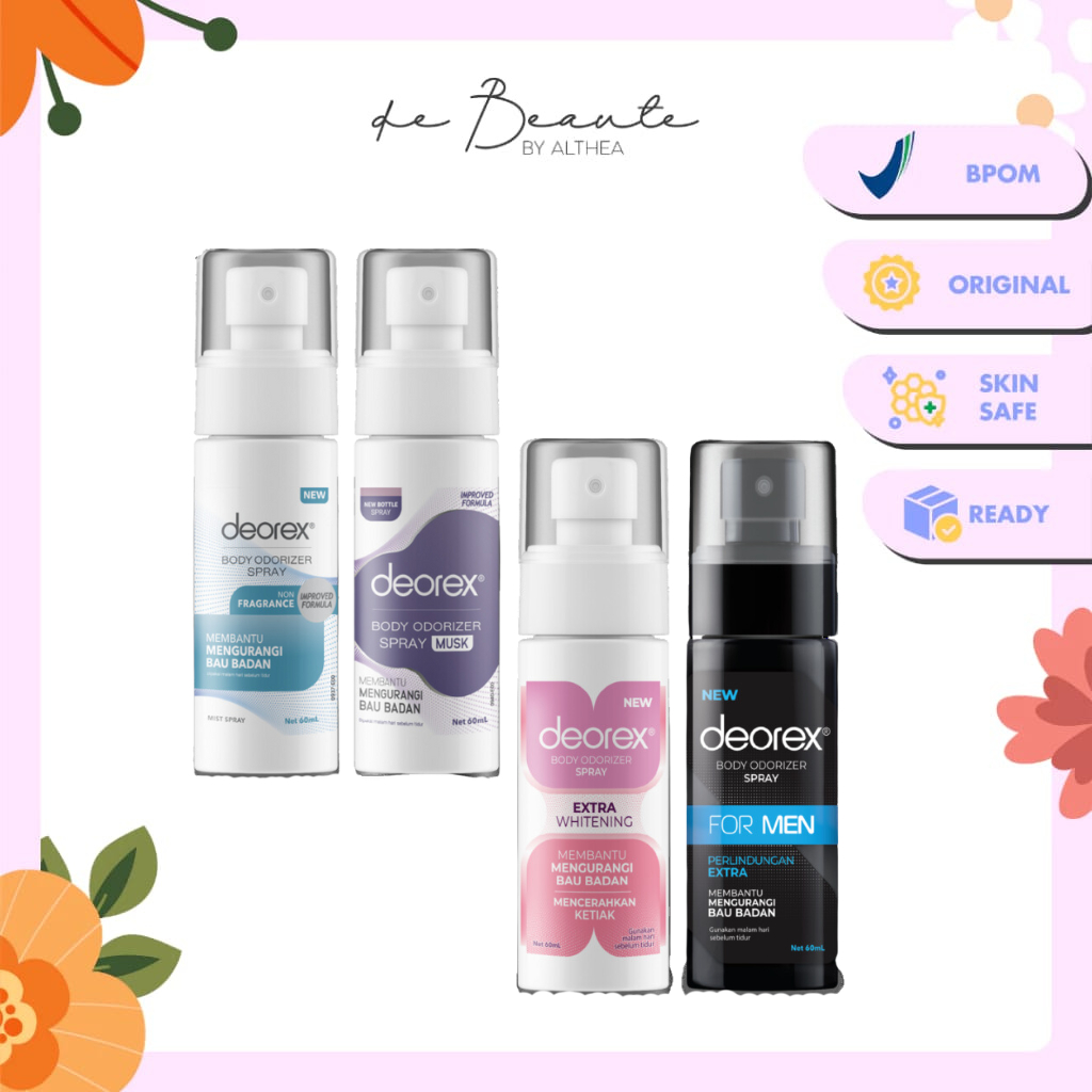 Jual Deorex Body Odorizer Spray 60 Ml / Deodorant - Penghilang Bau ...