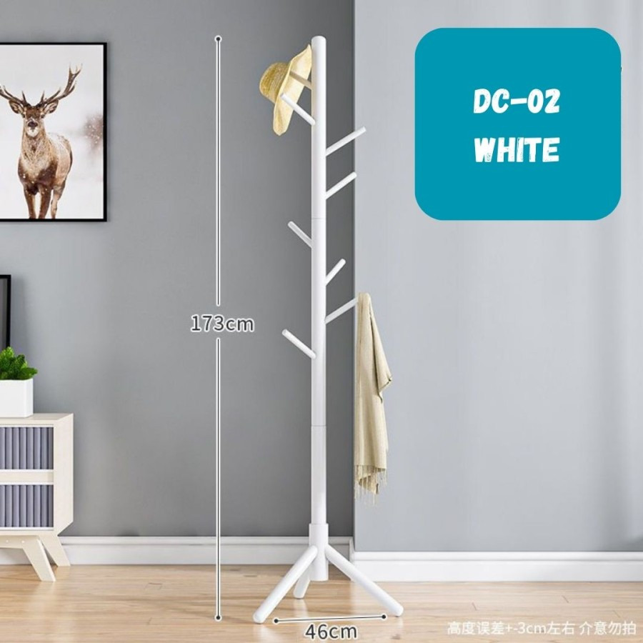 Jual Stand Hanger Kayu Rak Gantung Baju Hanger Jemuran Kayu Gantungan ...