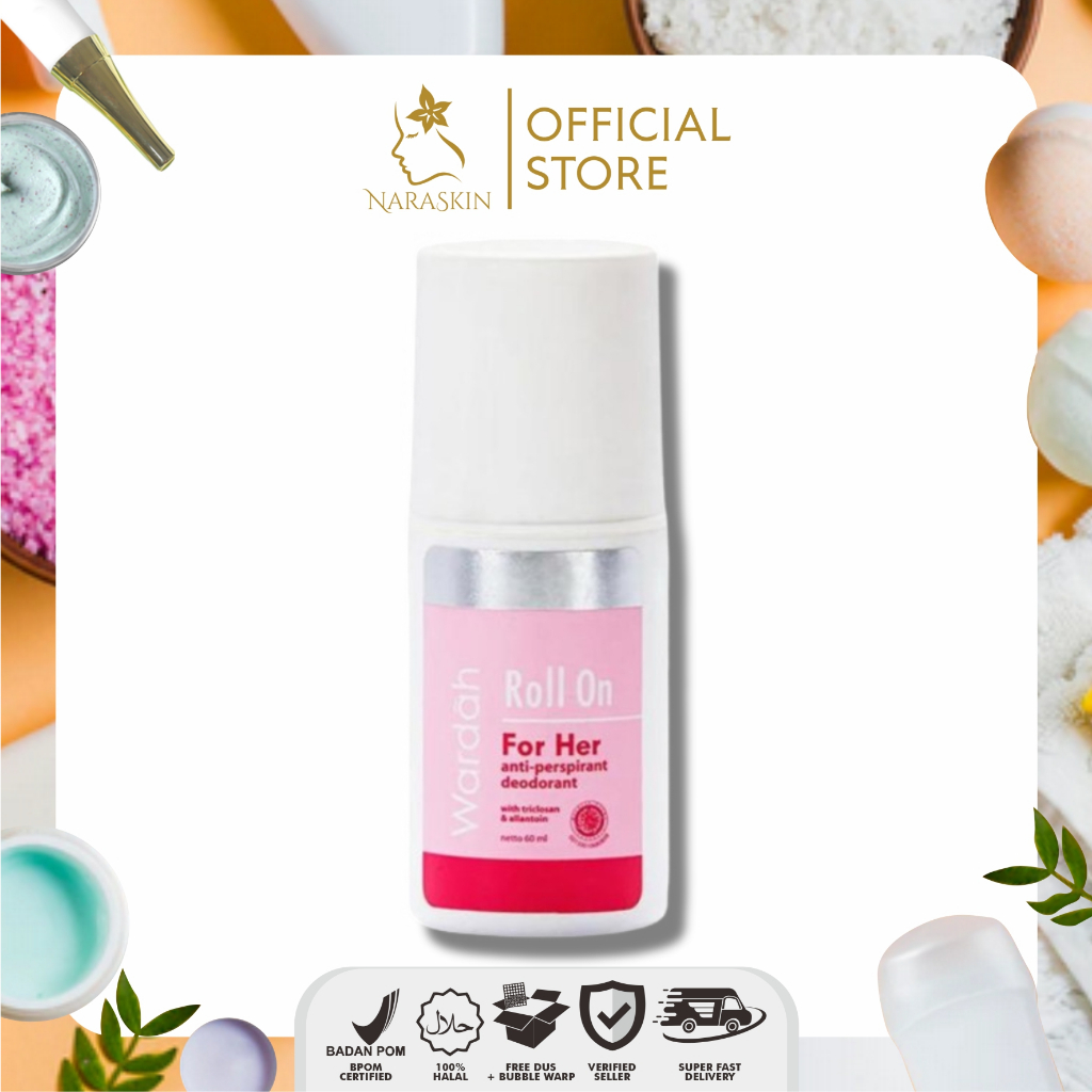Jual Wardah Roll On For Her - Deodorant 60 ml | Shopee Indonesia