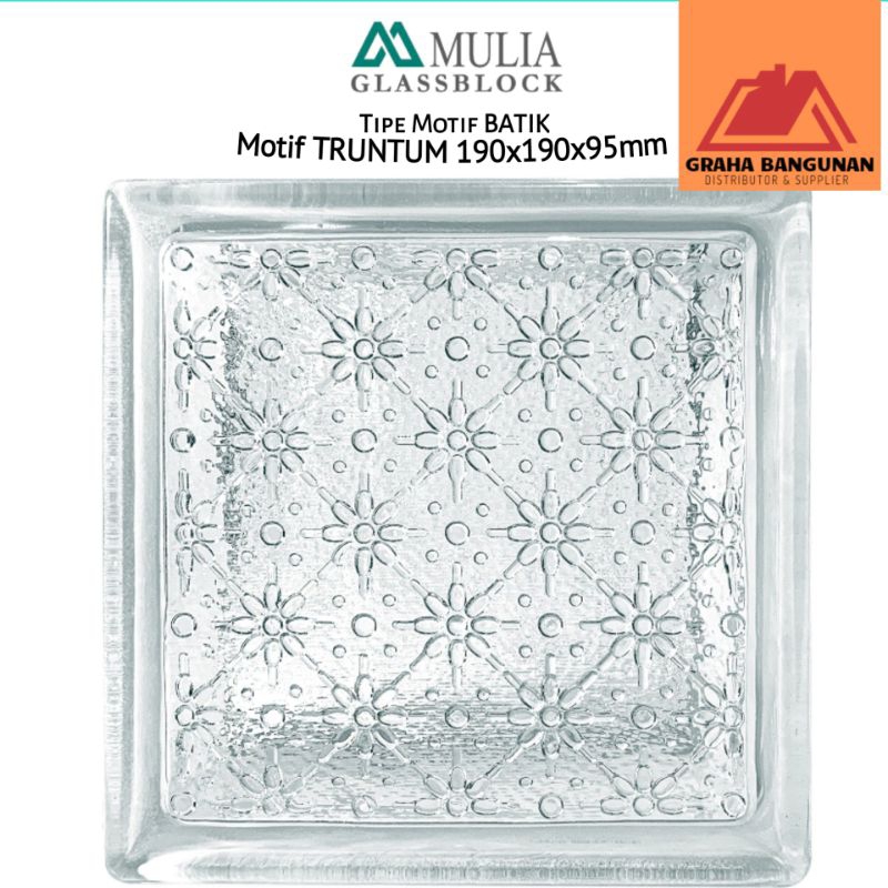 Jual glass block dinding MULIA 1 DUS | 1 dus isi 6pcs | Shopee Indonesia