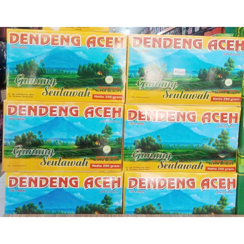 Jual Oleh-Oleh Khas Aceh | Dendeng Sapi 250 Gr | Gunung Seulawah ...