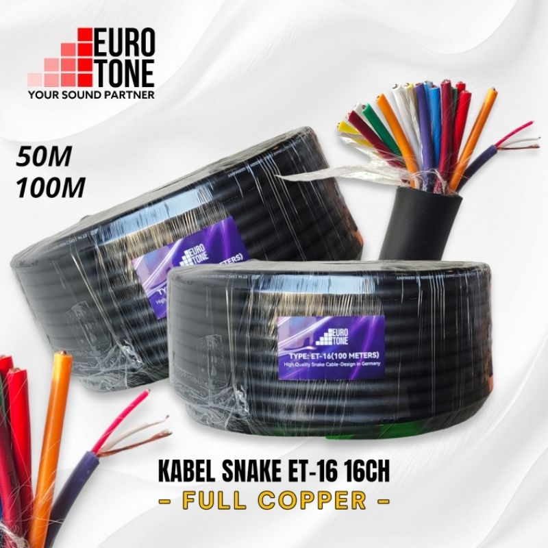 Jual KABEL SNAKE EUROTONE ISI 16 ORIGINAL FULL TEMBAGA | Shopee Indonesia