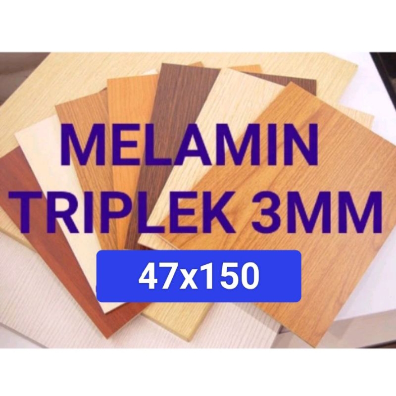 Jual Triplek Melamin glossy 45x150 | kayu Lapis | Papan | Shopee Indonesia