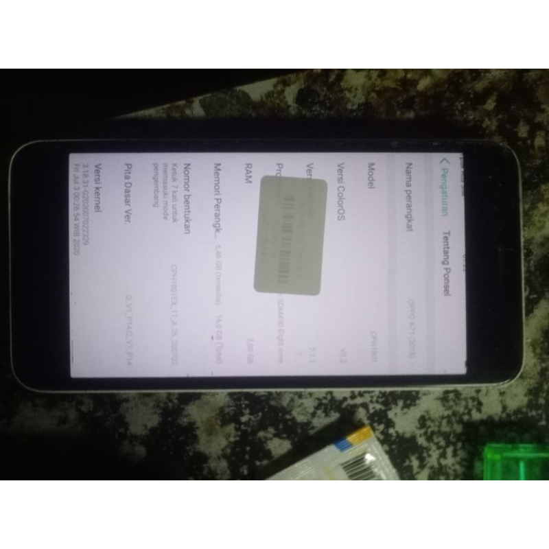 Jual MESIN OPPO A71 2/16GB ORIGINAL NORMAL UNIT | Shopee Indonesia