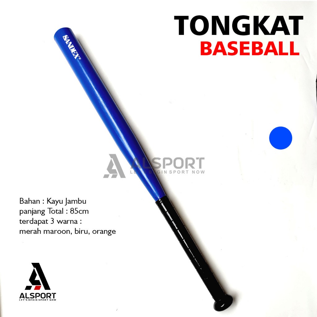 Jual Tongkat Baseball /Kasti / Stik Bahan Kayu Baseball SANDEX | Shopee ...
