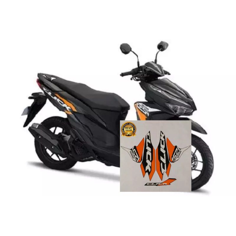 Jual STIKER STRIPING HONDA VARIO CLICK THAILAND 2018 2019 2020 HITAM ...