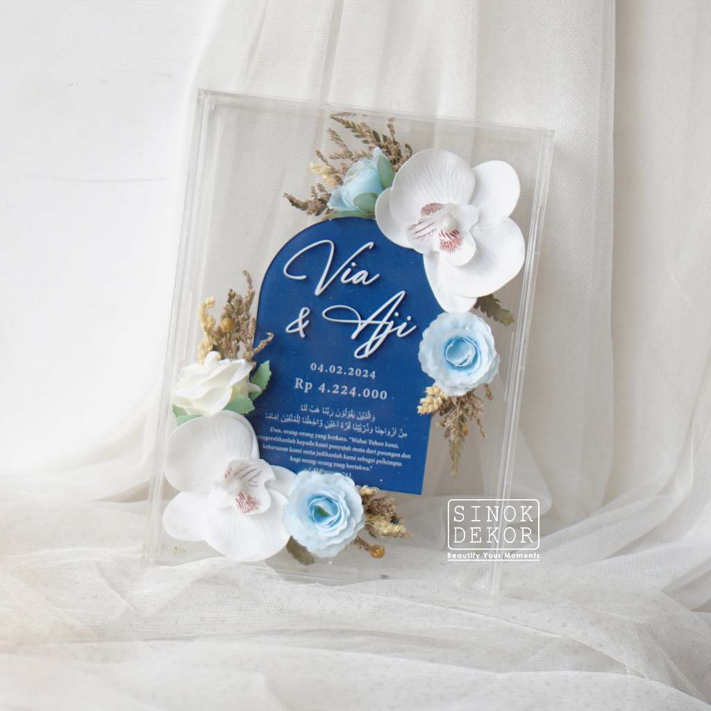 Jual Jual Mahar Akrilik / Bingkai Mahar Pernikahan / Mahar Nikah ...