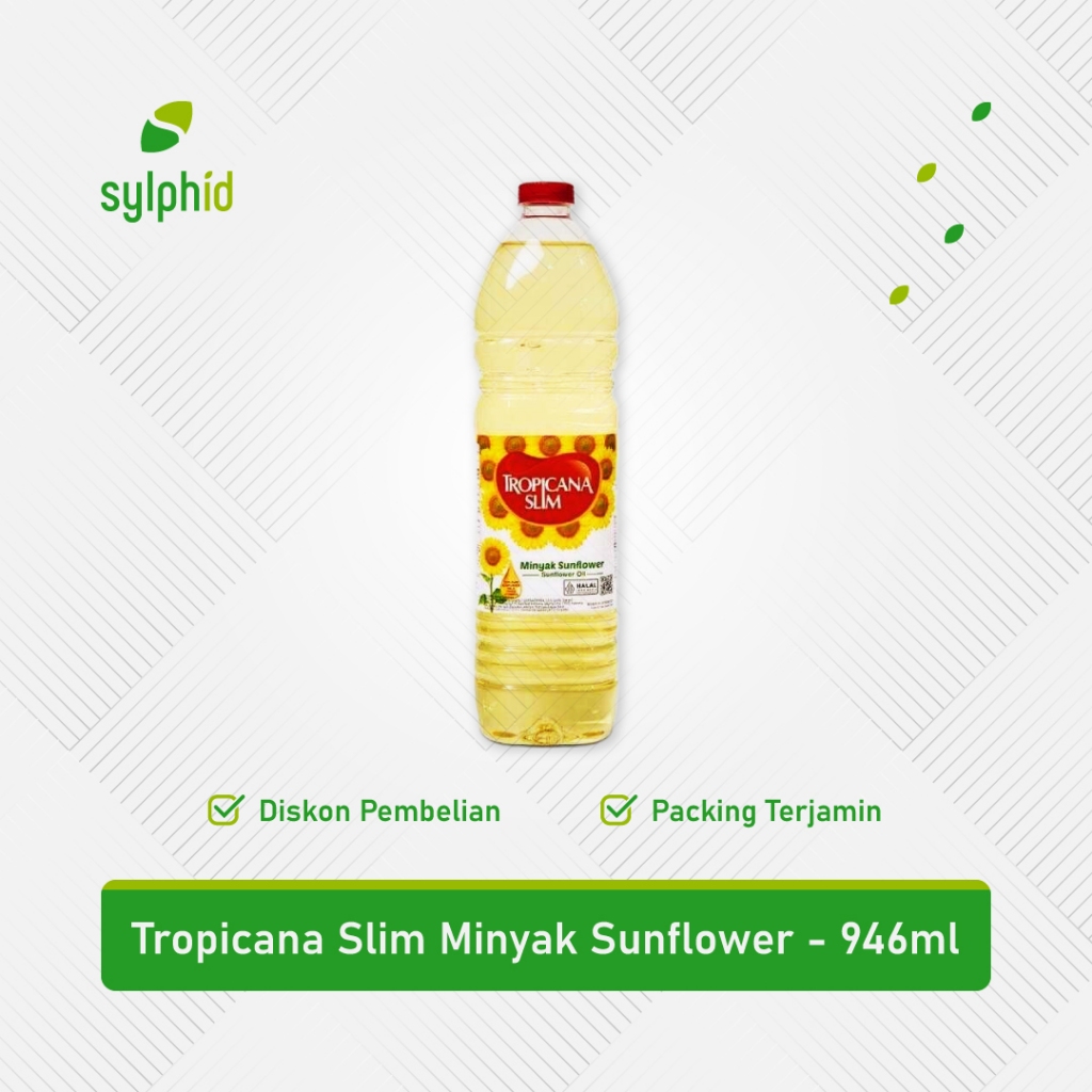 Jual Tropicana Slim Sunflower Oil 946 ml / Minyak Bunga Matahari ...