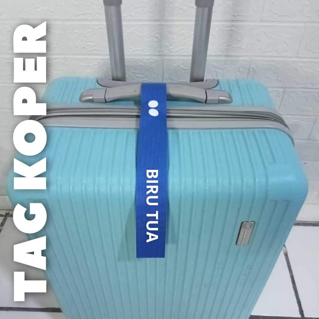 Jual Tag Koper Luggage Tag Bag Tag Gantungan Koper Tas Custom Nama ...