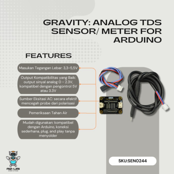 Jual Analog TDS Sensor/ Meter for Arduino Berkualitas | Shopee Indonesia