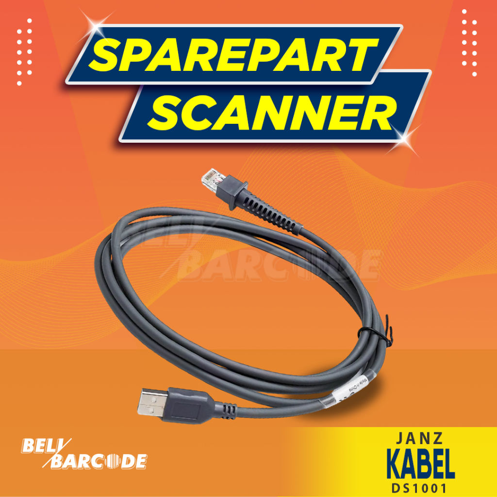 Jual Kabel Scanner Barcode Janz DS1001 USB to RJ45 DS-1001 | Shopee ...