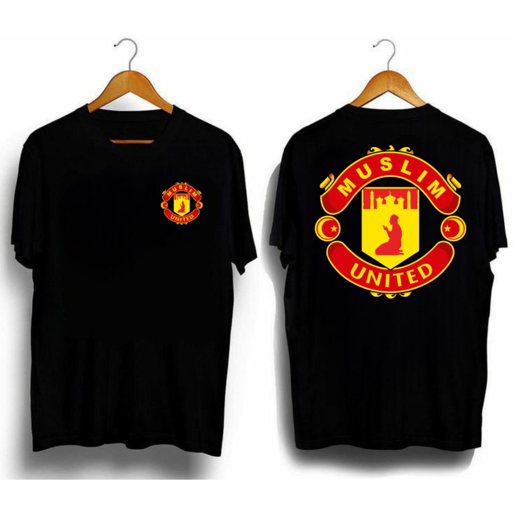 Jual Kaos Muslim United MU Bahan Tebal Combed 24s Premium | Shopee ...