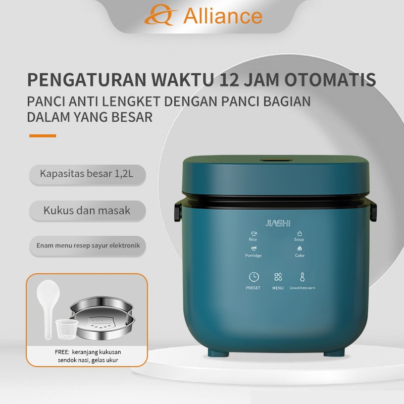 Jual Rice Cooker Portable/ Student Version/ Green/ White/ Brown ...